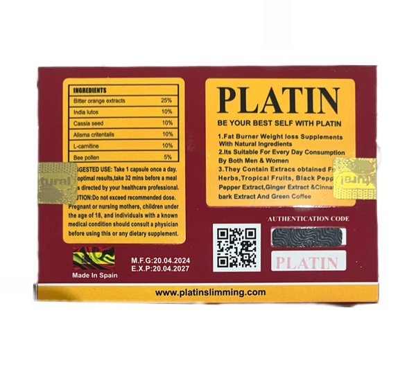 قرص لاغری پلاتین جدید (35عددی) (platin slimming) - فروشگاه لاغری شاپ